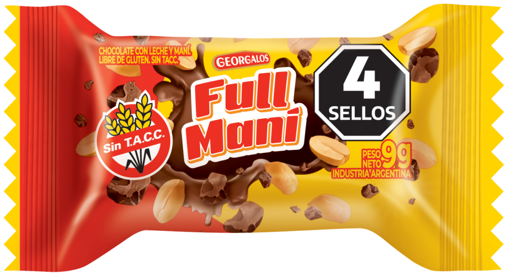 BOMBON LECHE Y MANI FULL MANI X 9 GRS SKU: 2450 – Georgalos Ecommerce