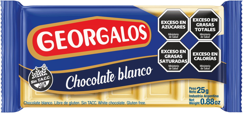 CHOCOLATE BLANCO X 25 GRS SKU: 2421 – Georgalos Ecommerce